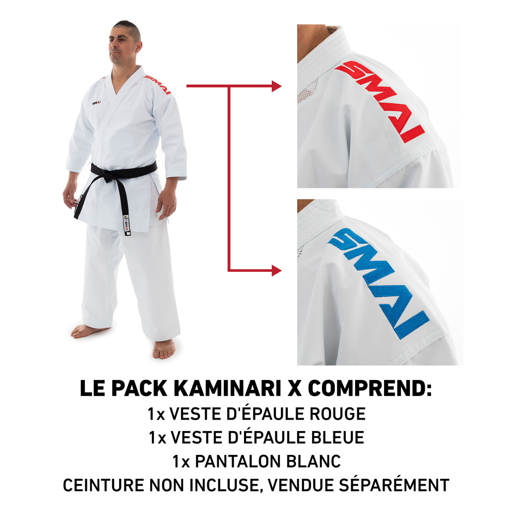Karate Kata Uniform Kaminari X Pack I WKF Approved I SMAI – SMAI France